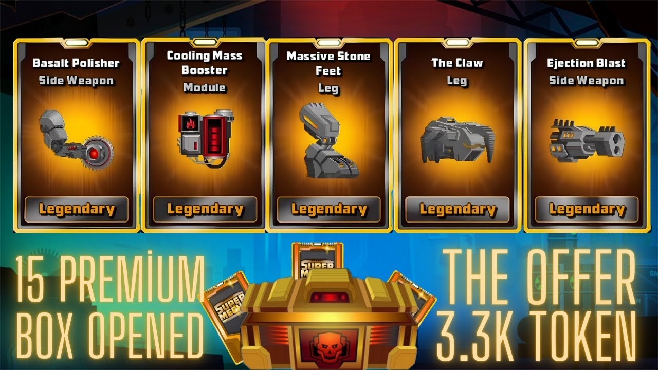15 PREMIUM BOX AND WHAT I GOT.... [SUPER MECHS] - YouTube