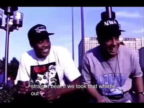 Eazy-E runs with an Uzi During NWA interview - YouTube