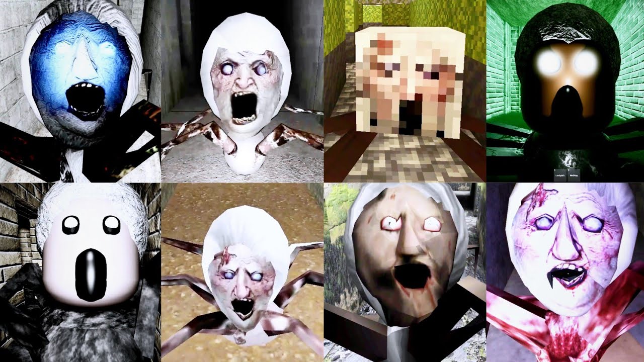 Spider Mom All New Forms In Granny Update 1.8.4 And Dvloper Games ...