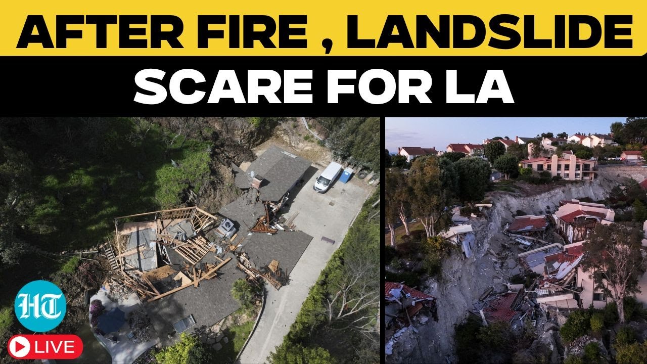 LA Landslide LIVE: Wildfire-Surviving California Homes Destroyed By ...