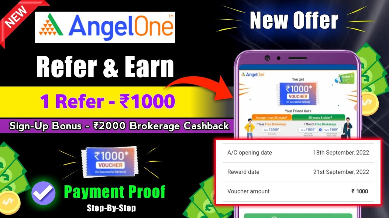 Angel One Refer And Earn | Angel One New Update | Angel One पर Refer ...