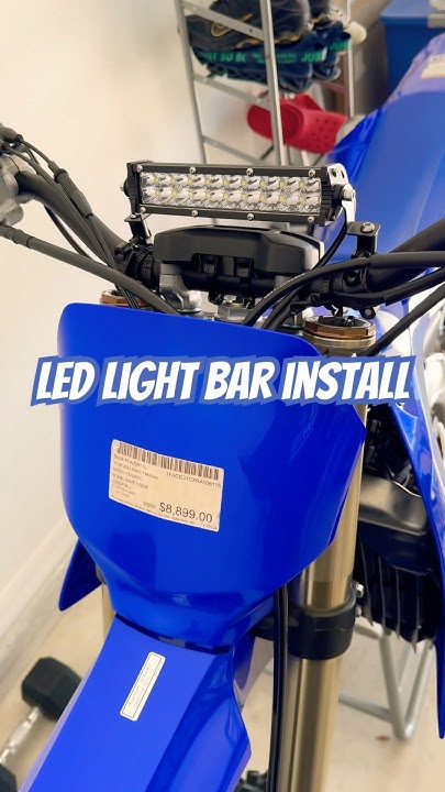 LED light bar #dirtbike #yamaha #yz250f #explorepage #fyp #florida # ...