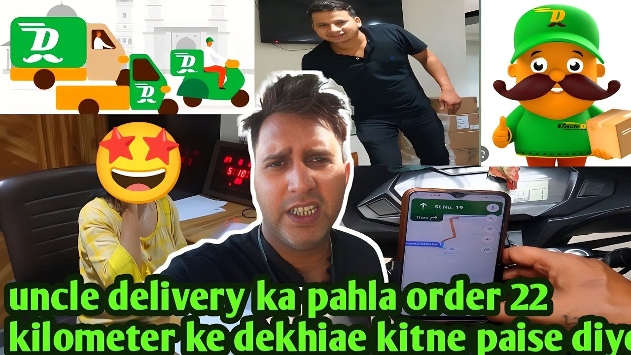 uncle delivery mein pahla order Kiya complete| porter bike delivery ...