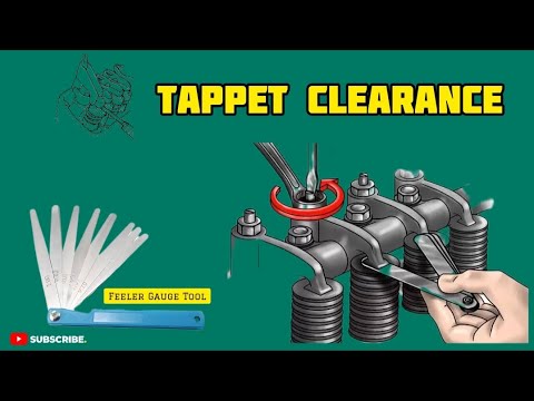 Tappet Clearance | What is tappet clearance - feeler gauge tool - YouTube