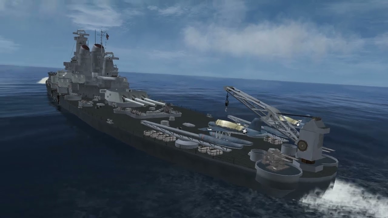 IJN Yamato Vs USS Iowa | Warship Battle | GWX/SH3 - YouTube