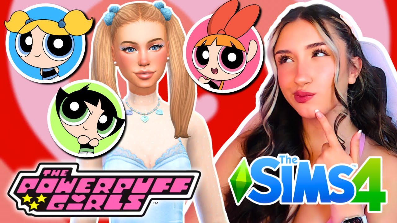 Making The PowerPuff Girls in The Sims 4 - YouTube