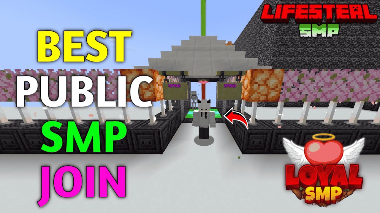 Join Best Lifesteal Public Smp Server For Minecraft 🍎 | Java + PE | 24/ ...