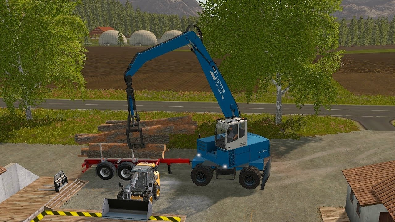 Farming Simulator 17 - Forestry and Farming on Woodshire 045 - YouTube