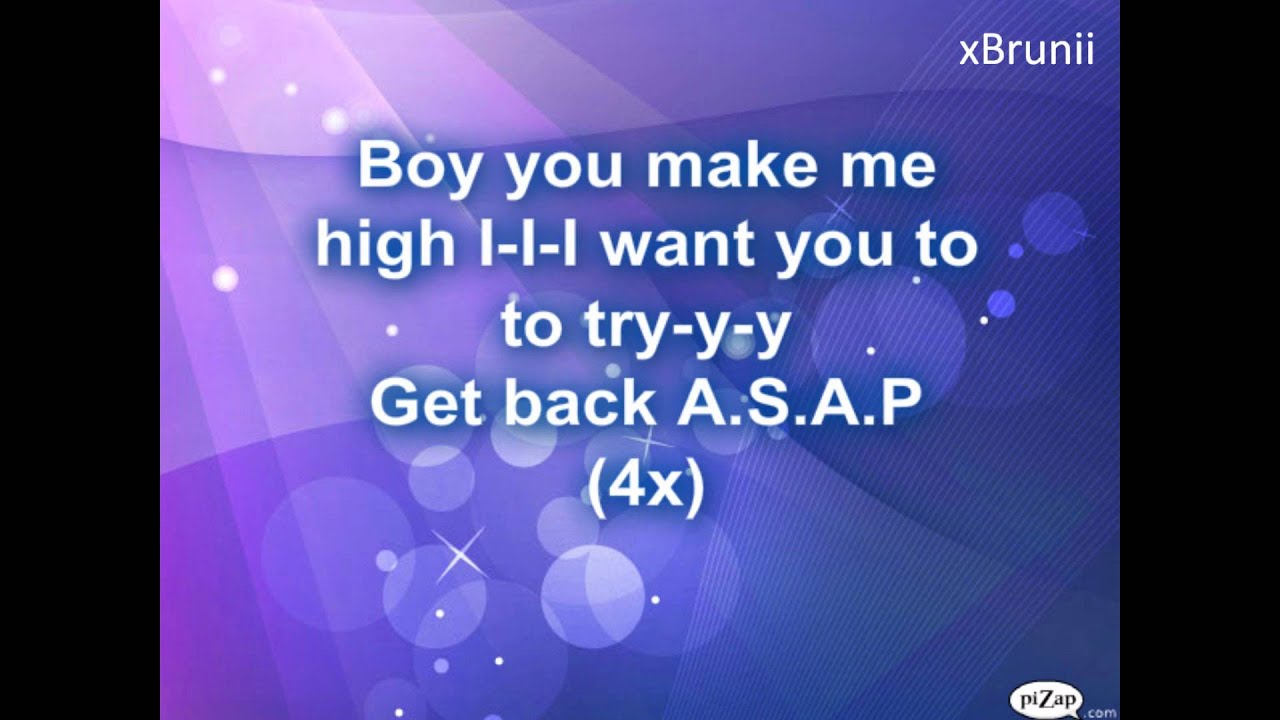 Alexandra Stan - Get Back (ASAP) Lyrics HD - YouTube