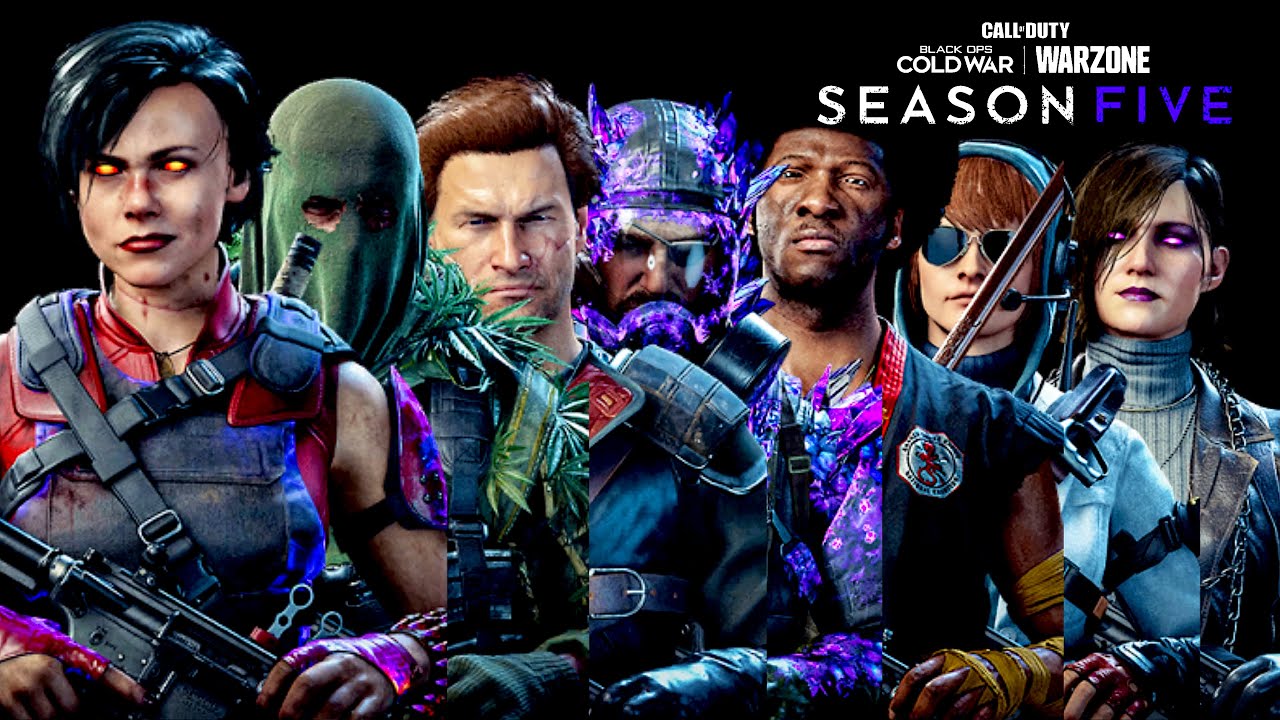 All Upcoming Operators Coming To Season Five Black Ops Cold War and ...