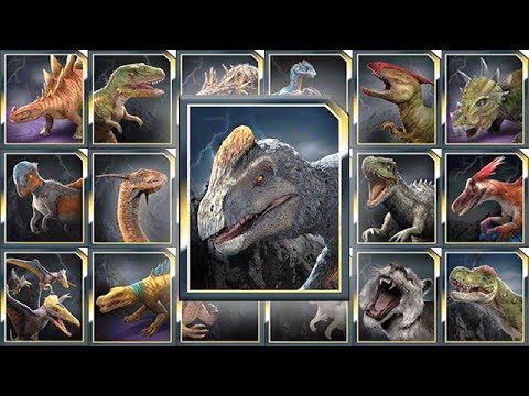 ALL 20 APEX HYBRIDS (INDOCHICYON) (JURASSIC WORLD ALIVE) - YouTube