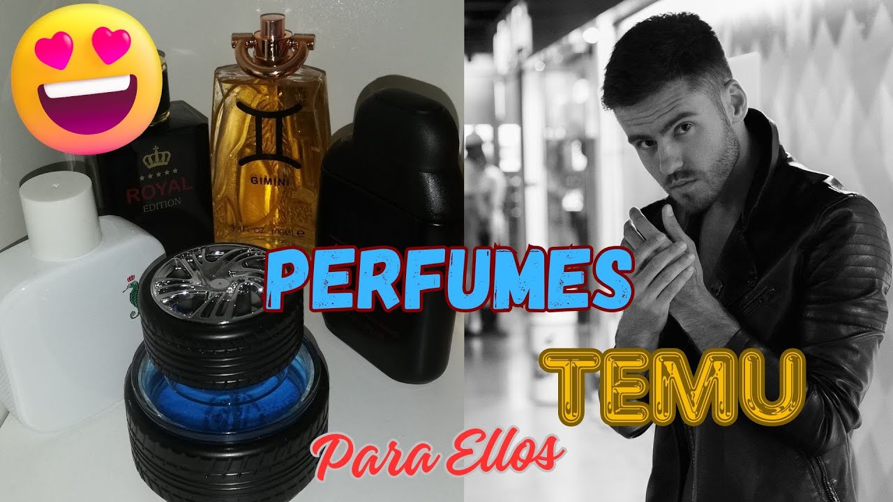 PERFUMES de TEMU para ELLOS !! - YouTube