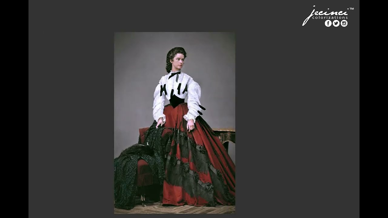 jecinci - Photo Colorization Time Lapse - Empress Elisabeth of Austria ...