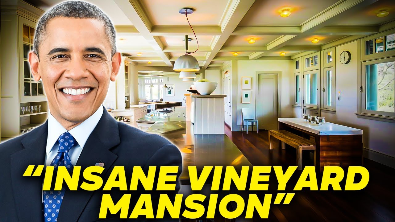 Inside Barack Obama's INSANE Vineyard Mansion! - YouTube