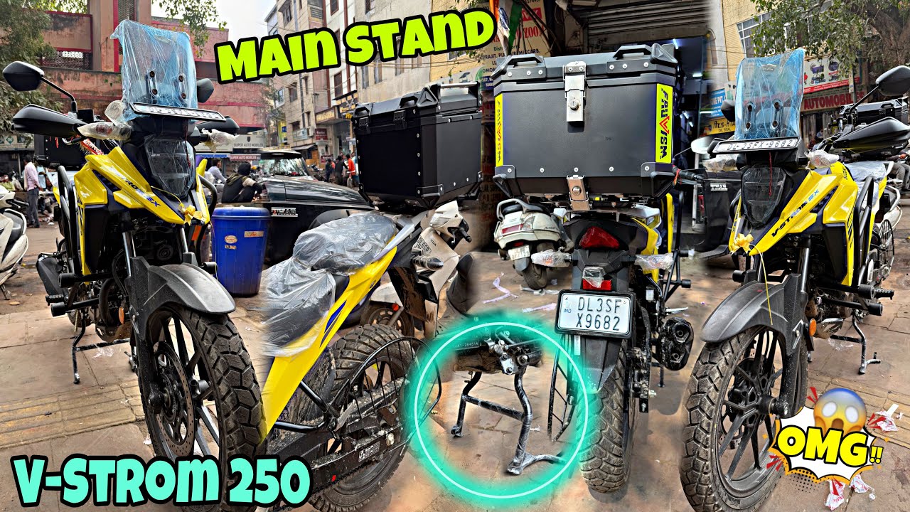 Suzuki V-Strom 250 New Modifications | Aluminium Top Box | V-Strom ...
