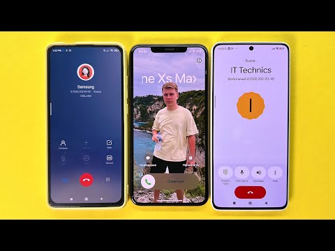 Incoming Call Three Poco X6 vs iPhone XS vs Xiaomi mi9