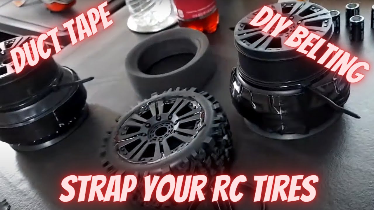 DIY BulletProof Your RC Tires, Tire Strapping, Old School Technique ...