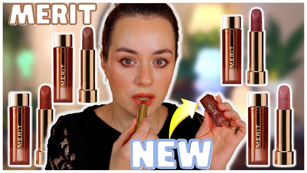 NEW MERIT Lightweight Lipsticks (Millennial + Slip) - YouTube