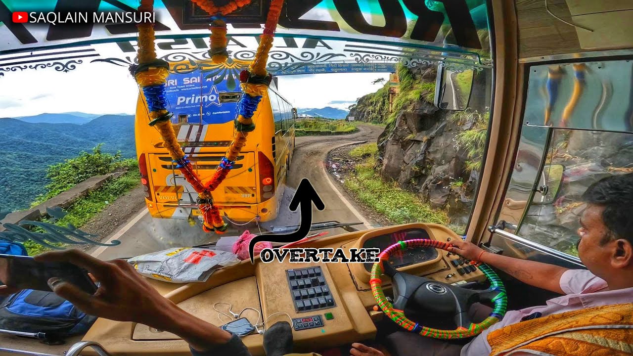 Bus Driving On Most Dangerous Road Gaganbawda (गगनबावडा) Karul Ghat ...