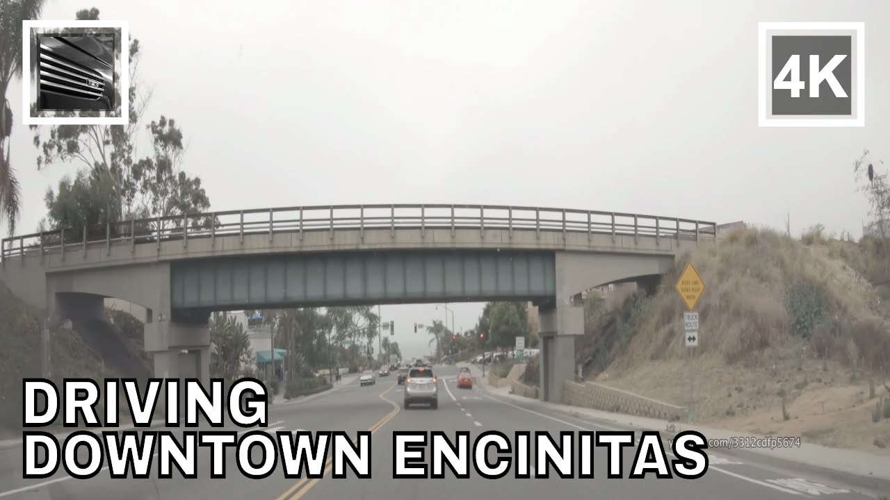 Driving Downtown Encinitas, California - YouTube
