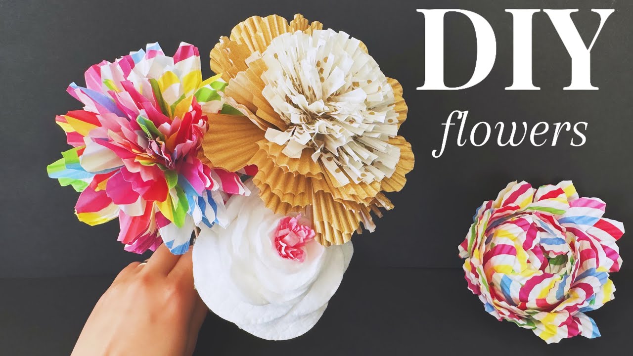 How to make beautiful flowers | How to Make Paper Flowers | DIY | Home ...