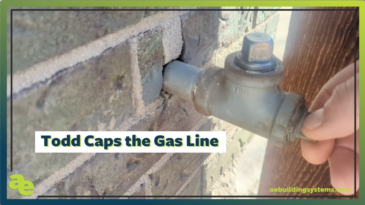 Todd Caps the Natural Gas Line | AE Building Systems - YouTube