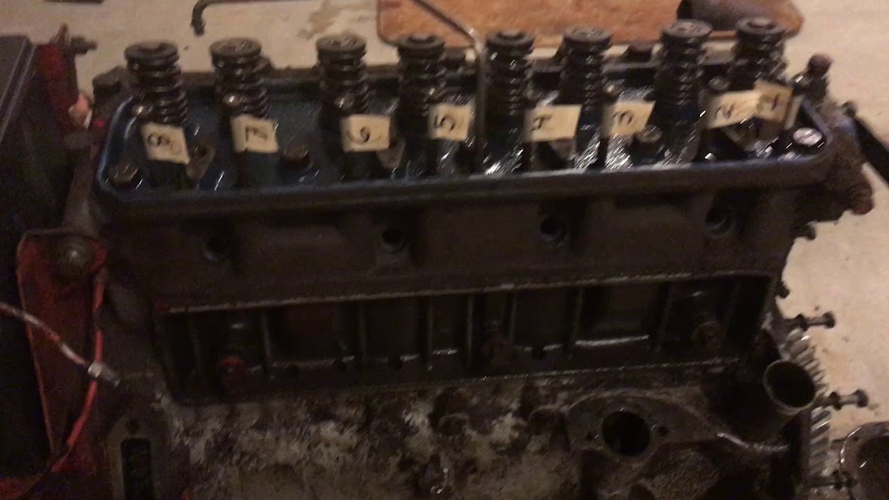 1956 FORD TRACTOR 640 ENGINE REBUILD - 14 - YouTube