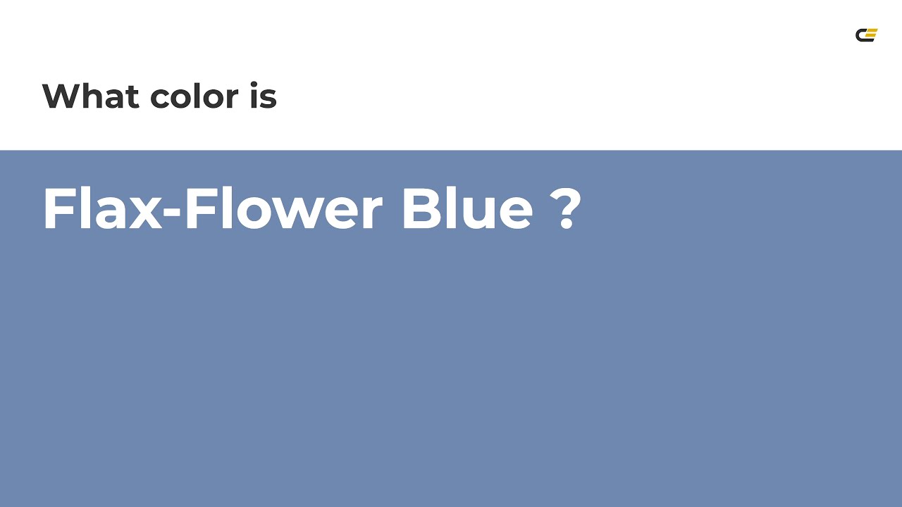 Flax-Flower Blue color #6f88af hex Warm Blue color 6f88af - YouTube