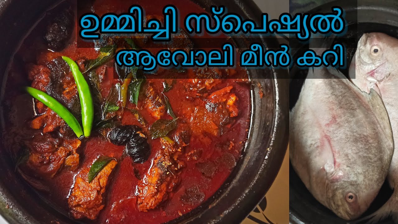 Aavoli fish curry/ആവോലി മീൻ കറി /kerala style fish curry - YouTube