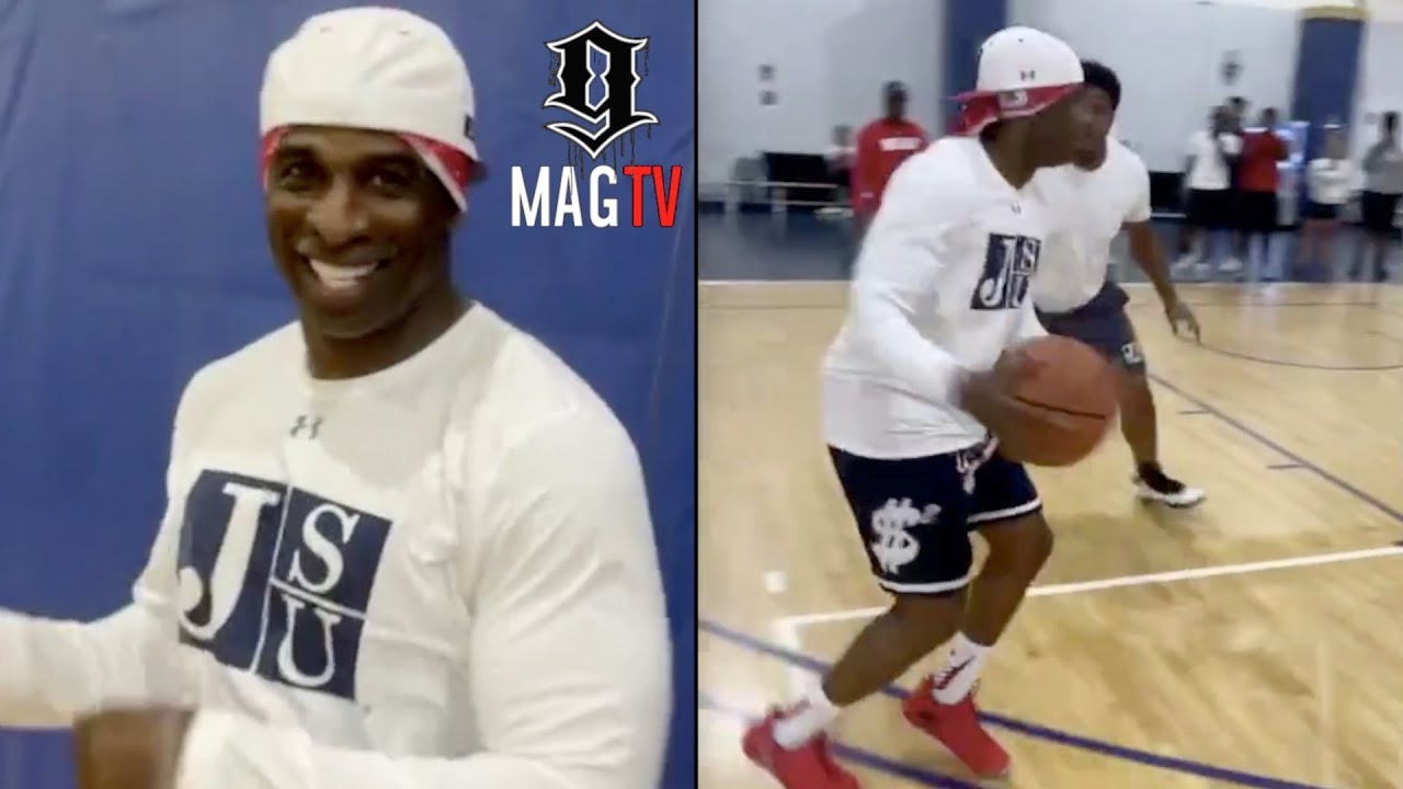 Deion Sanders Shows Off His Prime Time Basketball Skills! 🏀 - YouTube