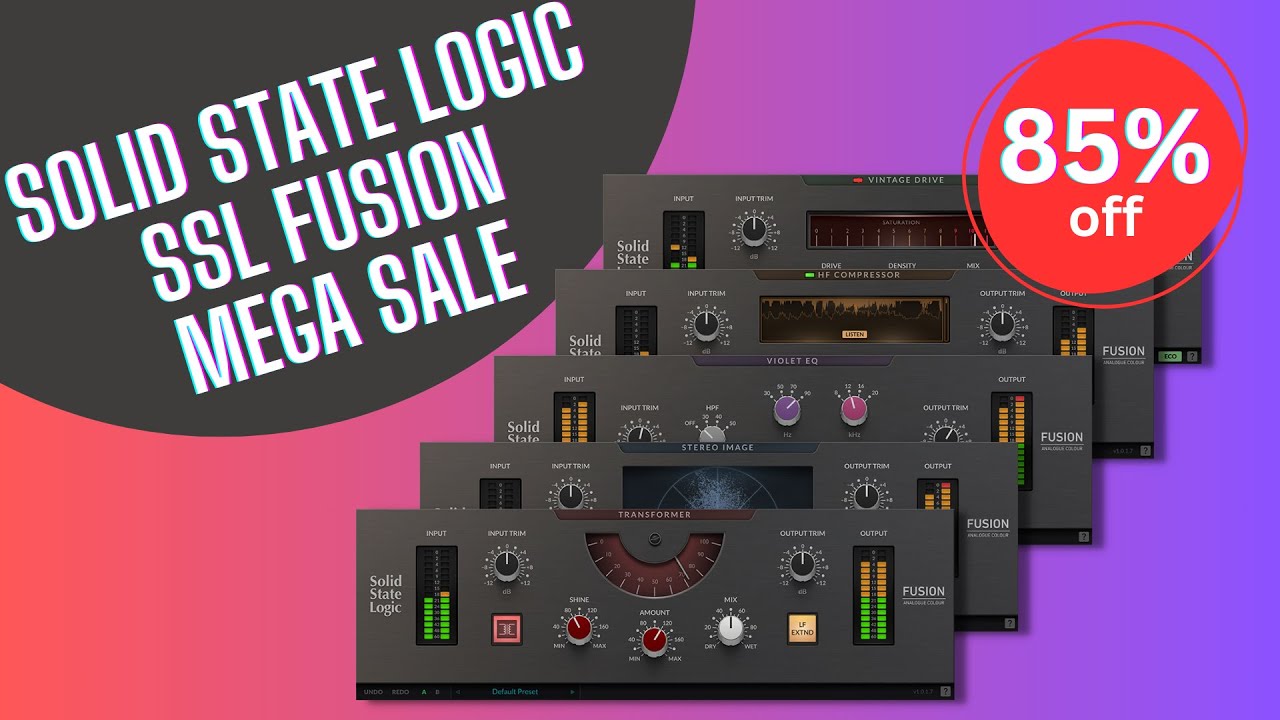 Solid State Logic SSL Fusion Mega Sale - 85% Off 🚀 (Ends Nov 8th) #ssl ...