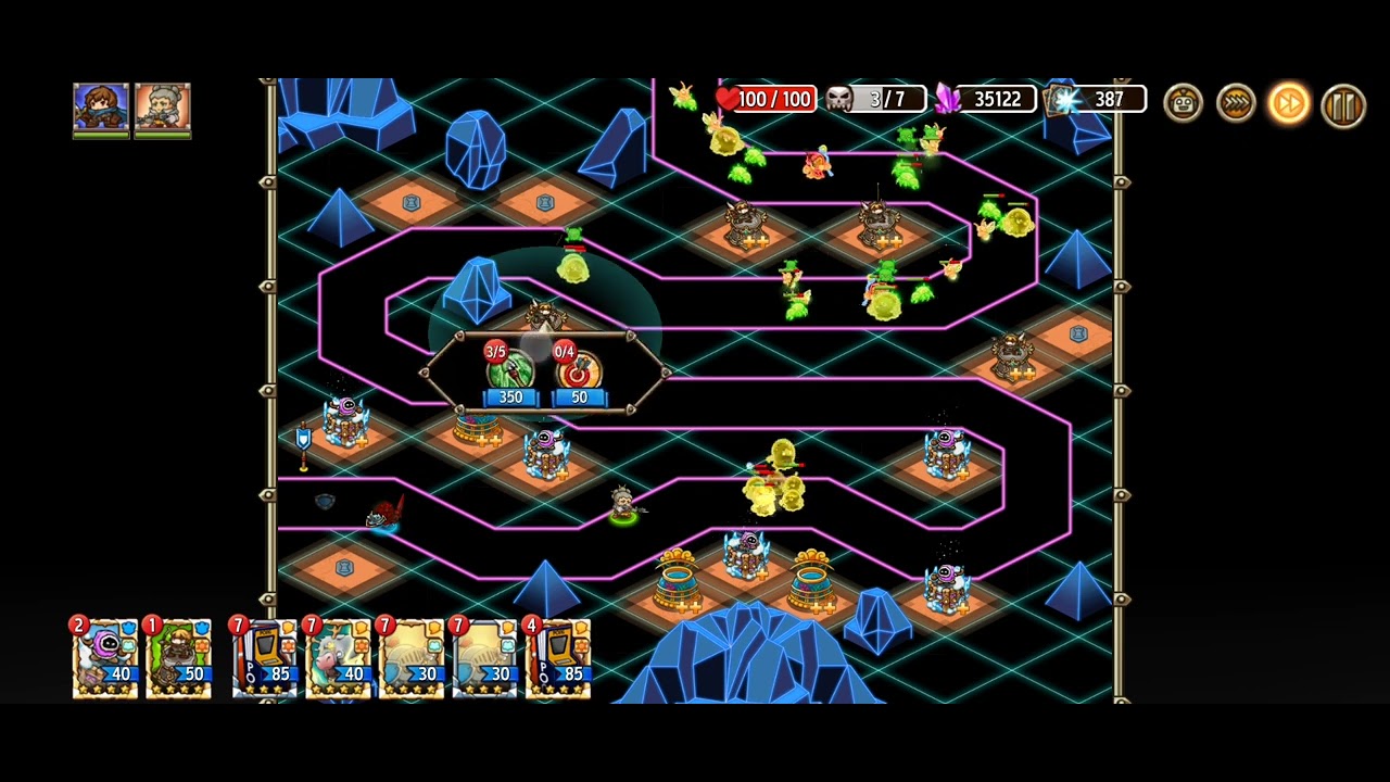 Crazy Defense Heroes Atari invasion 16 nightmare easy painless win ...