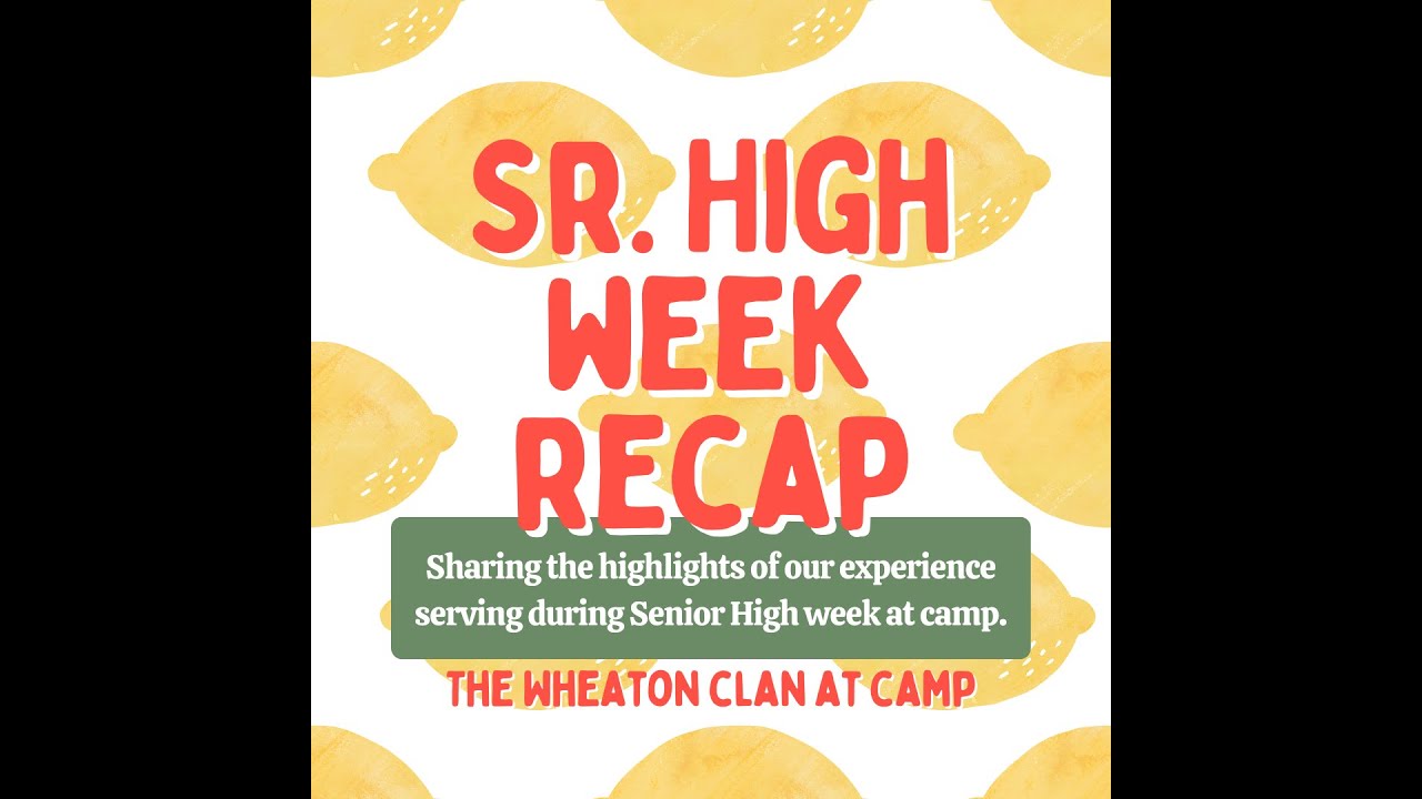 Sr High week recap - YouTube