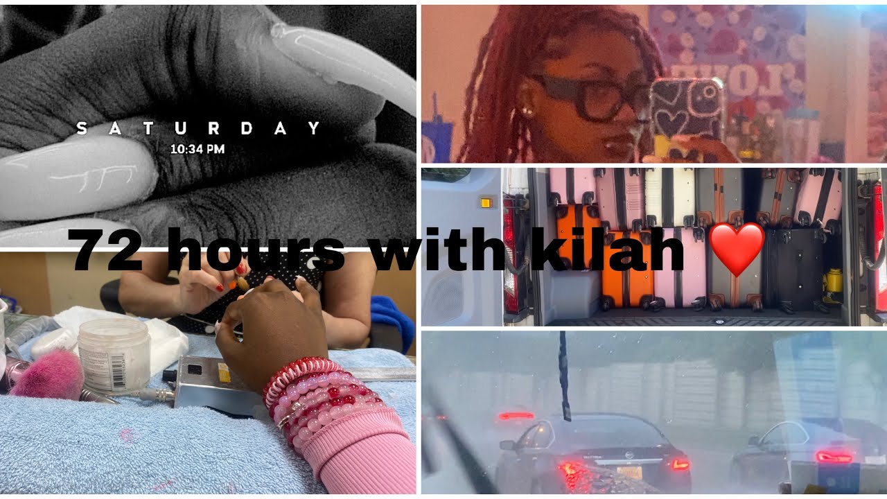 72HRS IN THE LIFE OF KILAH | Nails ,Food,Church ,Etc 🤍 - YouTube