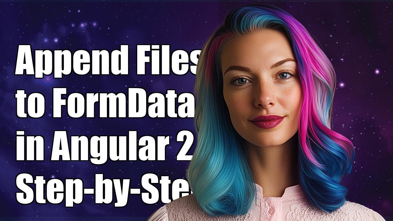 How to Append Files to FormData in Angular 2: A Step-by-Step Guide - YouTube