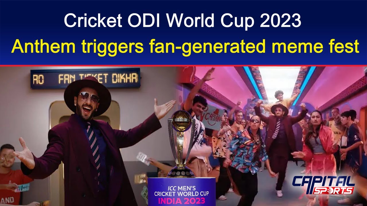 Cricket ODI World Cup 2023 Anthem triggers fan-generated meme fest ...