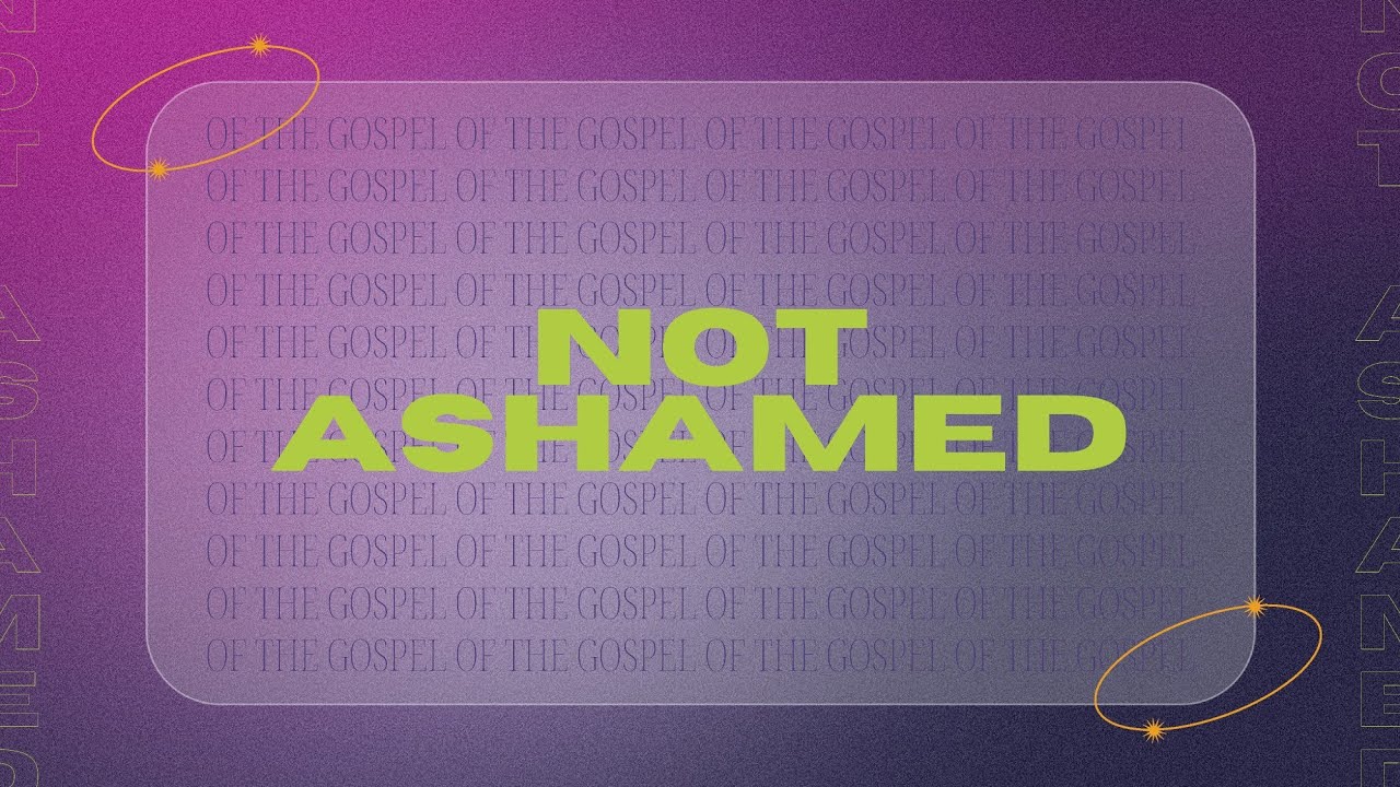 Not Ashamed - Modern Sermon Bumper - YouTube