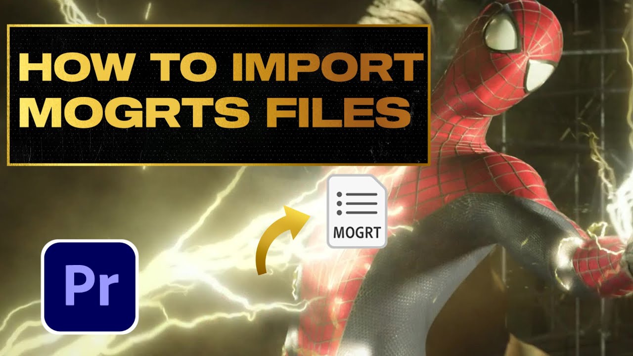 How to Import MOGRT Files for Beginners! - YouTube