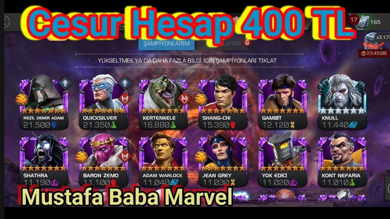 Marvel Cesur Hesap Mustafa Baba Marvel - YouTube