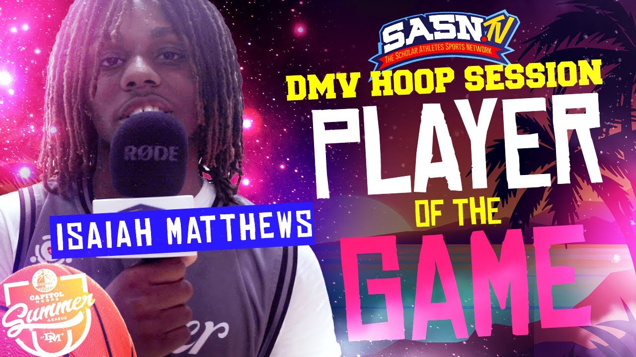 DMV Hoop Session Interviews Meade's Isaiah Matthews - YouTube