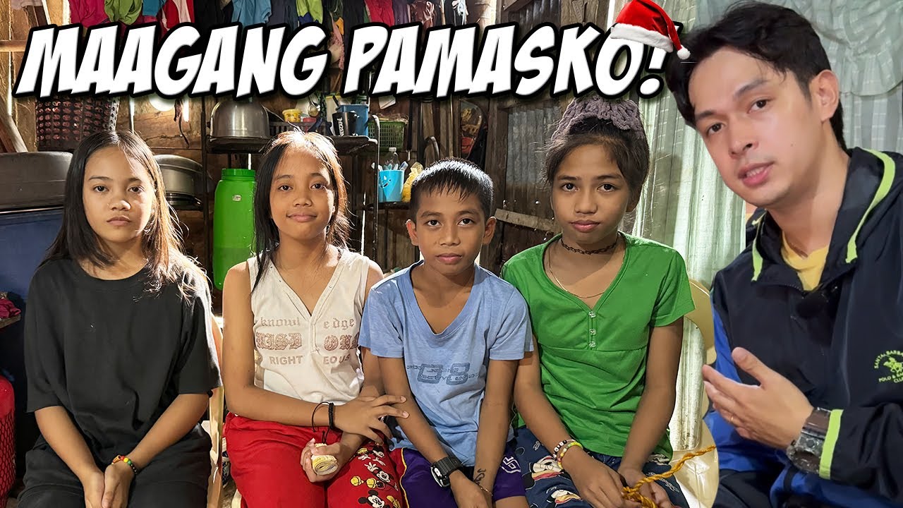 MAAGANG PAMASKO PARA SA MAGKAKAPATID NA WALA NG MAGULANG | DORINA - YouTube