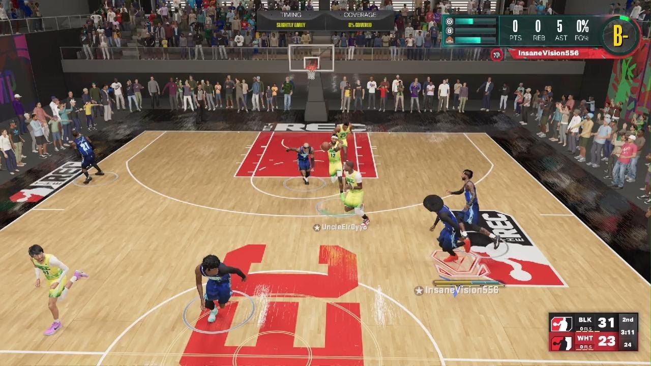 NBA 2K23 Reverse Lob Off BackBoard - YouTube