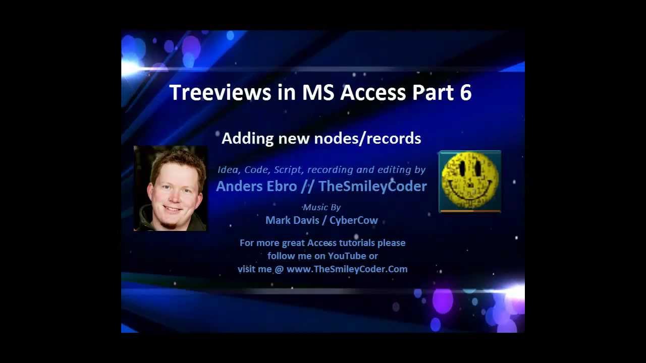 Treeview In Ms Access Part 6 New Nodesrecords Youtube