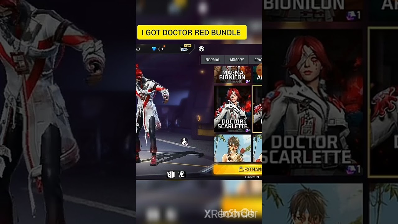 finally I got doctor red bundle 😈 - YouTube
