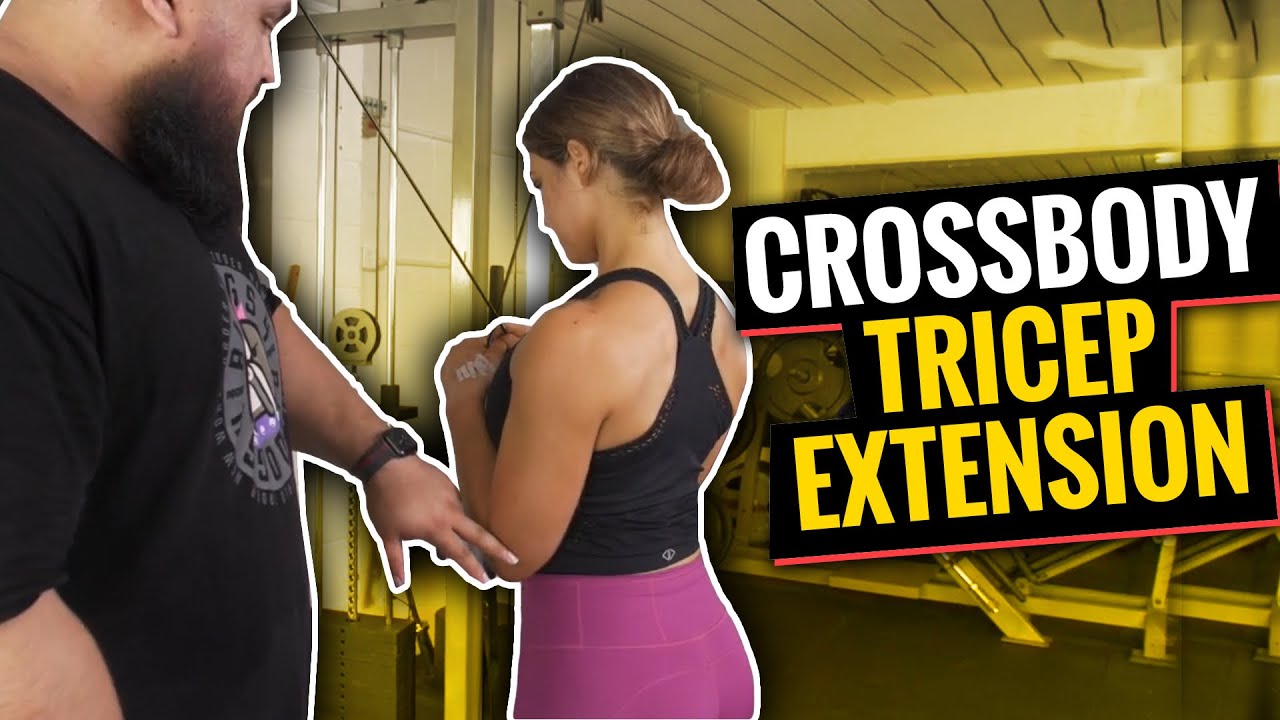 Crossbody Tricep Extension - YouTube