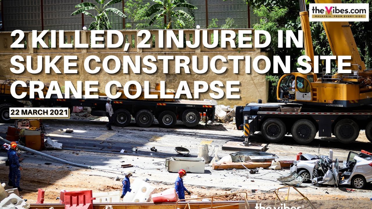 At Least 2 Dead in SUKE Construction Site Crane Collapse | VIDEOS - YouTube
