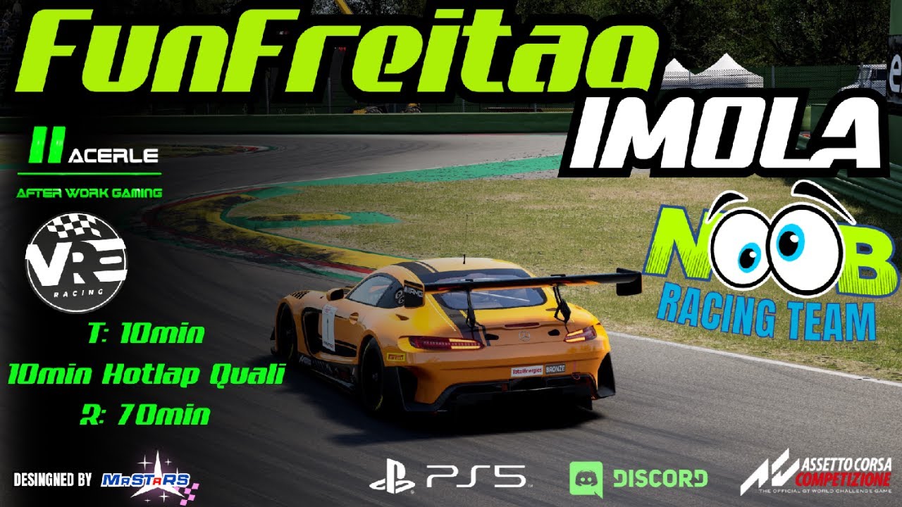 Fun Race Noob Racing, Imola, Ferrari 296 GT3 - YouTube