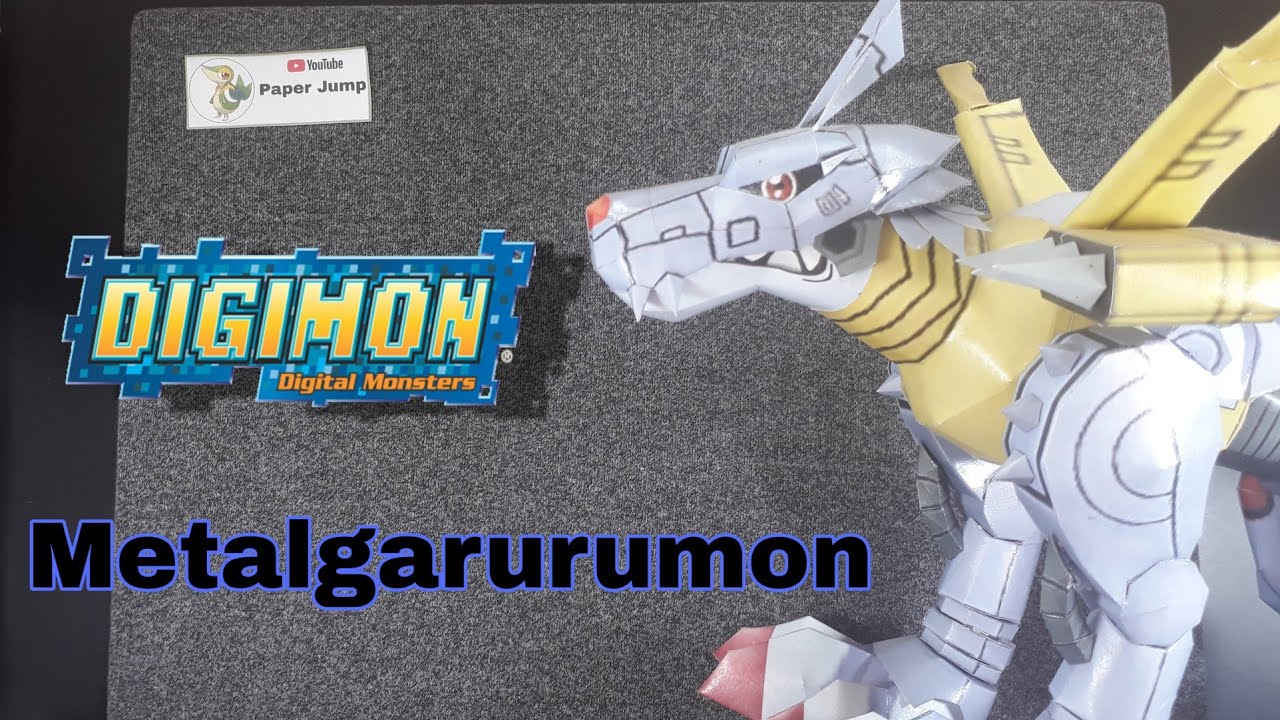 Metalgarurumon Digimon papercraft /papercraft Digimon / Digimon de ...