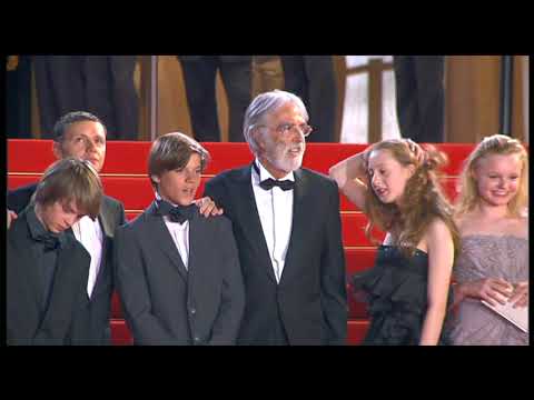 Cannes Film Festival The White Ribbon 2009 - Christian Friedel, Ernst Jacobi, Leonie Benesch, Ulrich