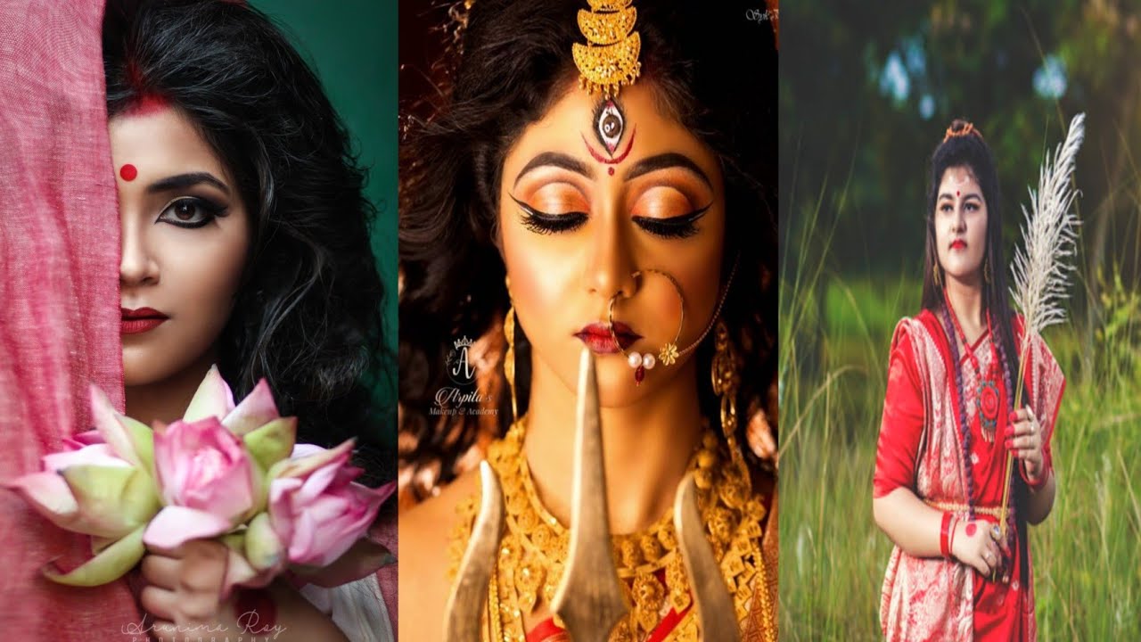 Durga Puja Agomani Photoshoot /Mahalaya - YouTube